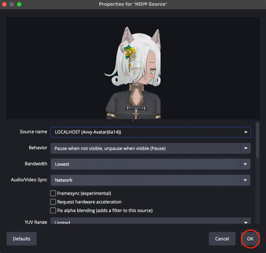 OBSの配信準備（Windows またはMac） – Avvyサポートセンター
